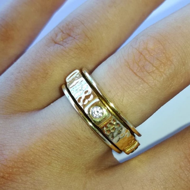 Spinner Wedding Ring - Etsy