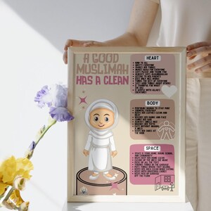 A Good Muslim / A Good Muslimah Poster – Islamic Wall Art for Kids ...