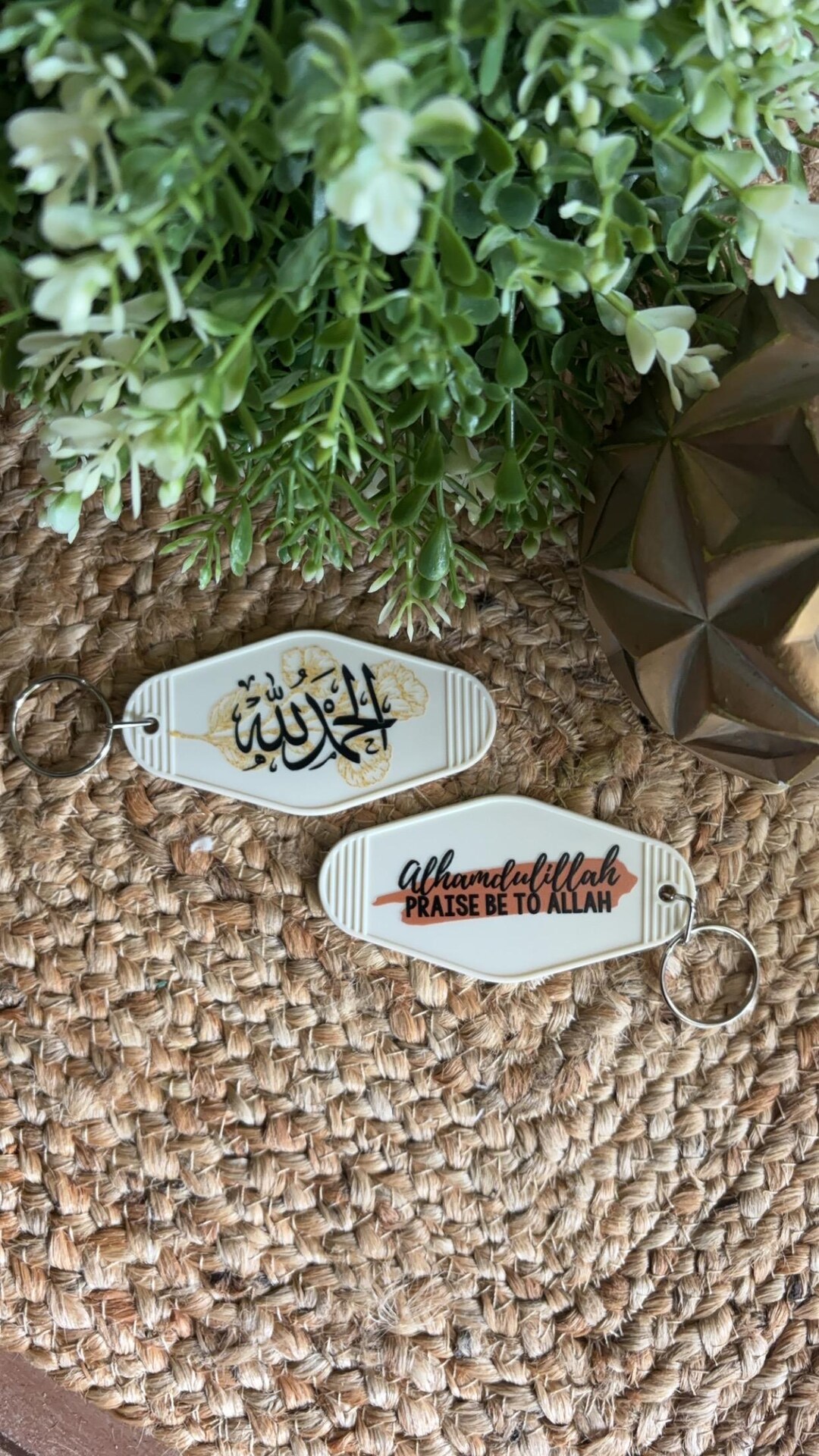 Islamic Keychain 10– Alhamdulillah “praise Be to Allah” | Arabic ...