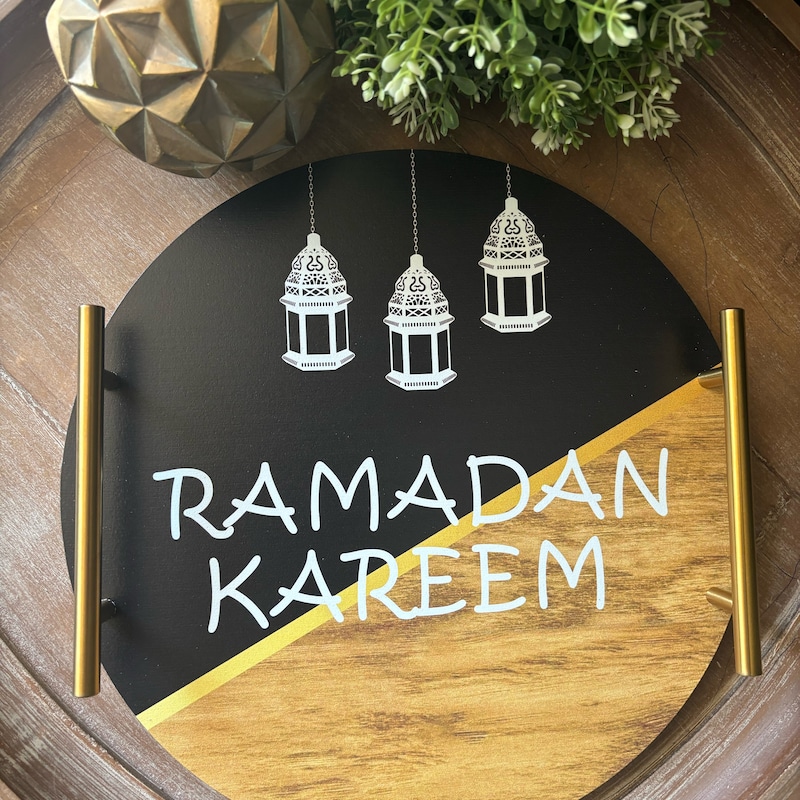 Wooden Ramadan Tray - Etsy