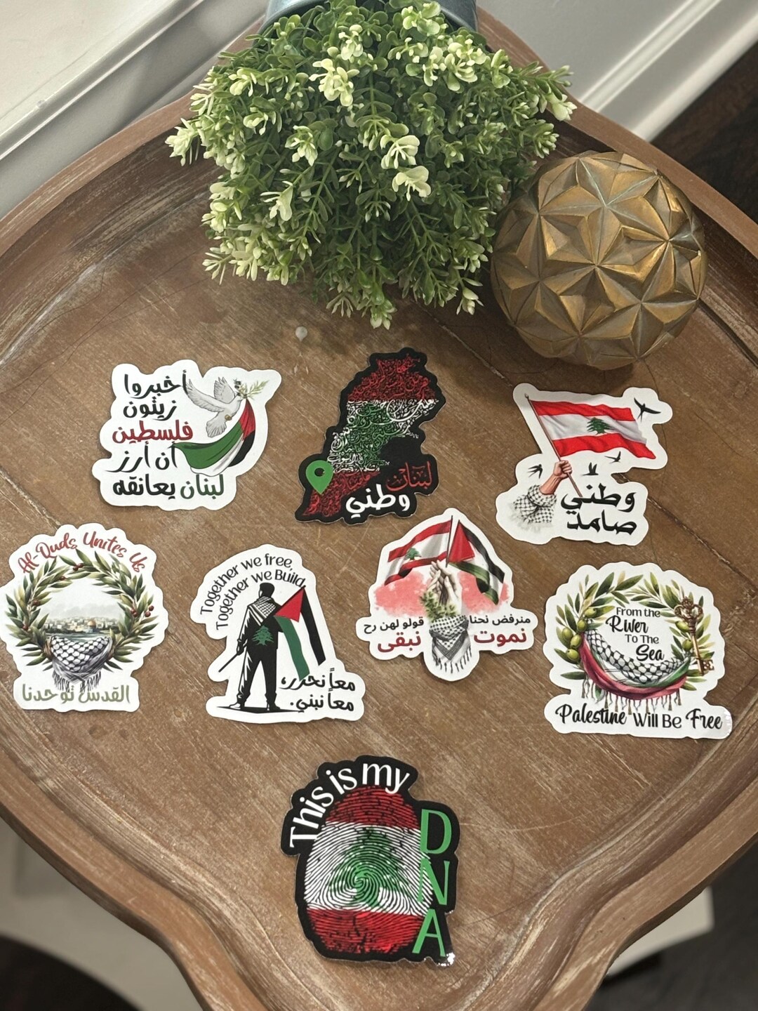 Palestine & Lebanon Sticker Pack | 8 Unique Stickers | United for ...
