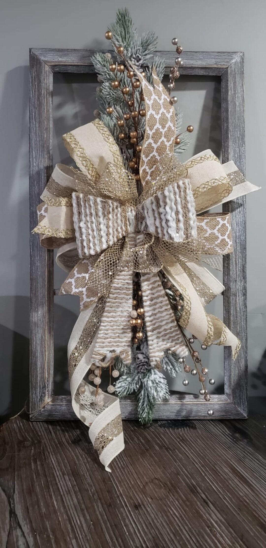 Window Frame Christmas Window Frame Decor Xmas Window Frame - Etsy