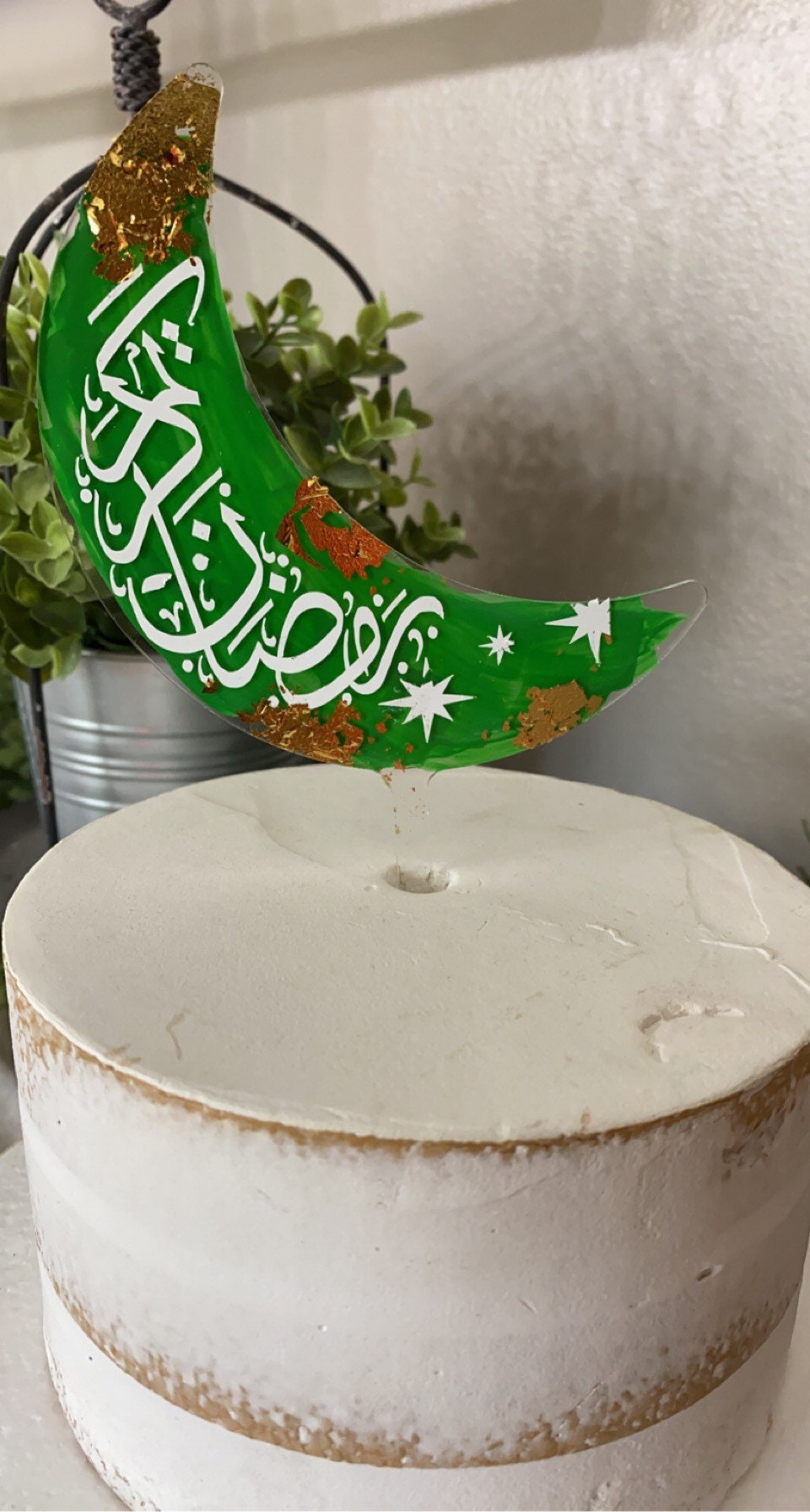 Acrylic Caketopper Ramadan Cake Topper Ramadan Crescent - Etsy