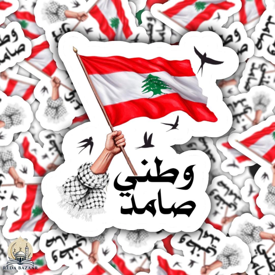 Design 17 Lebanon Flag Sticker | Show Your Lebanese Pride | Lebanese ...