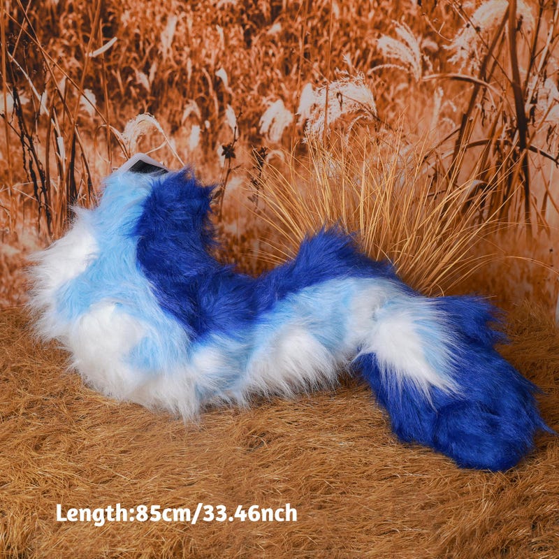 Blue Dragon Tail Cosplay - Etsy UK