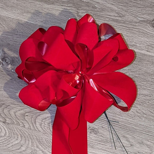 Red Outdoor Bows - Etsy