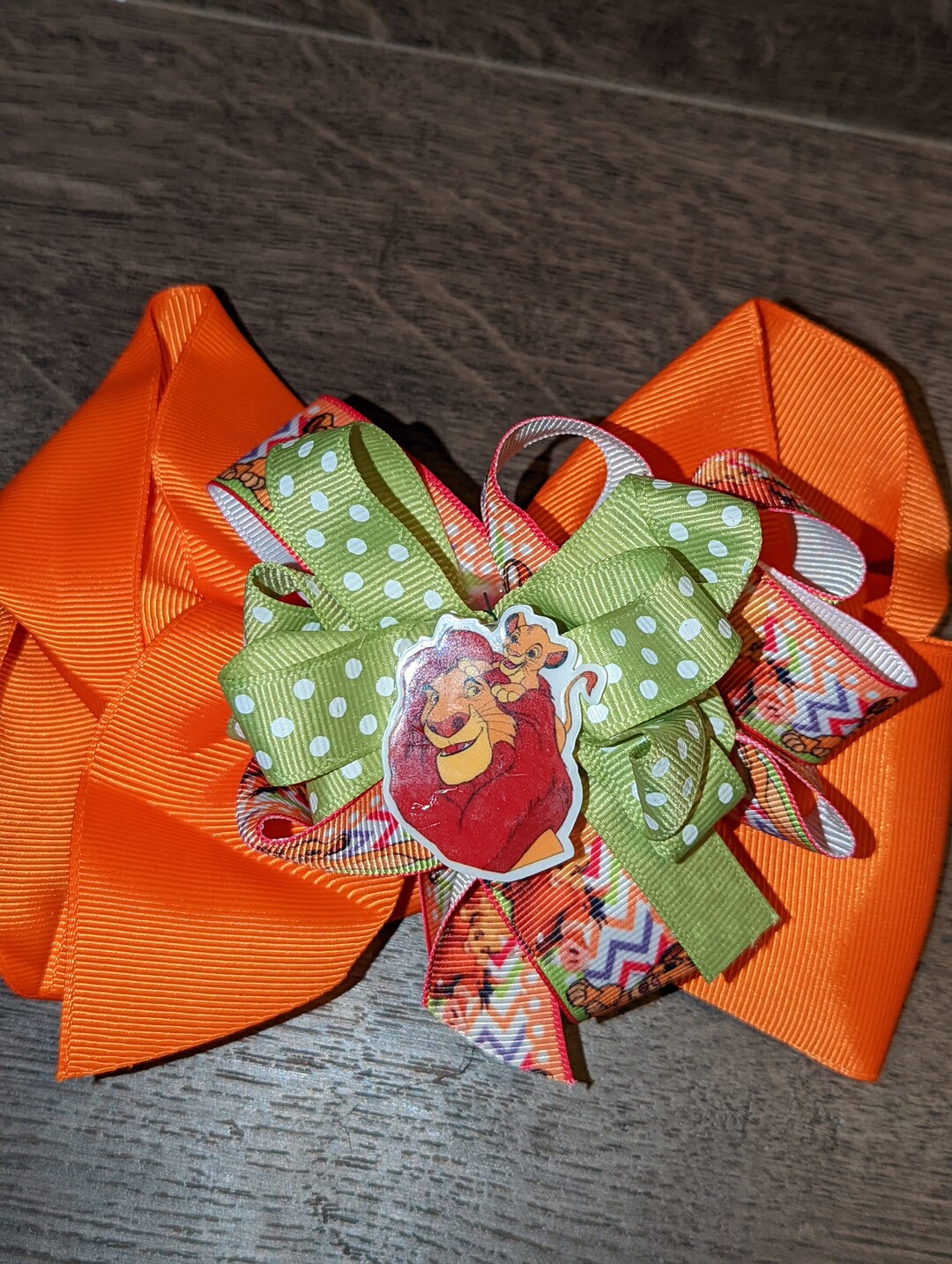 Lion King Inspired Hairbow, Hairbows, Girl Bows, Simba Inspired, Bows ...