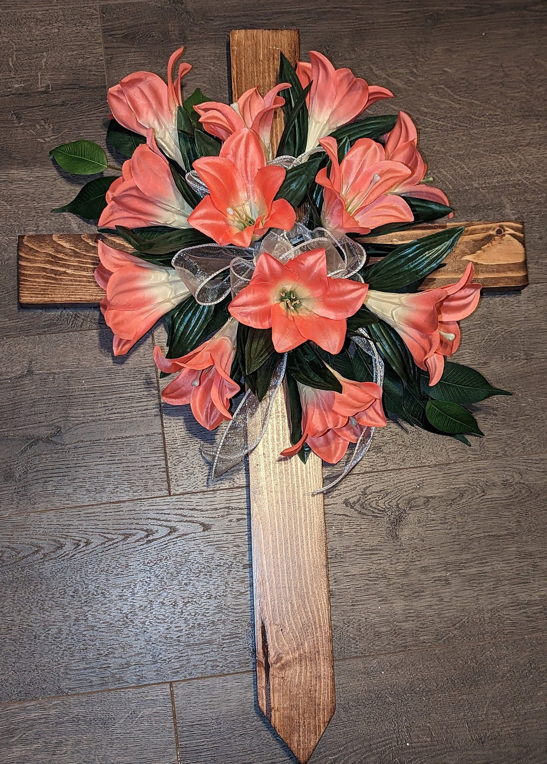 Cemetery Cross, Wooden Cross, Cross, Grave Decorations, Mothers Day ...