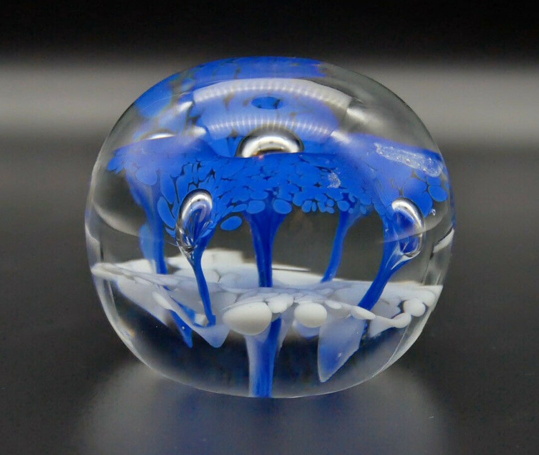 Orrefors Art Glass Paperweight Stunning Scandinavian Design With ...