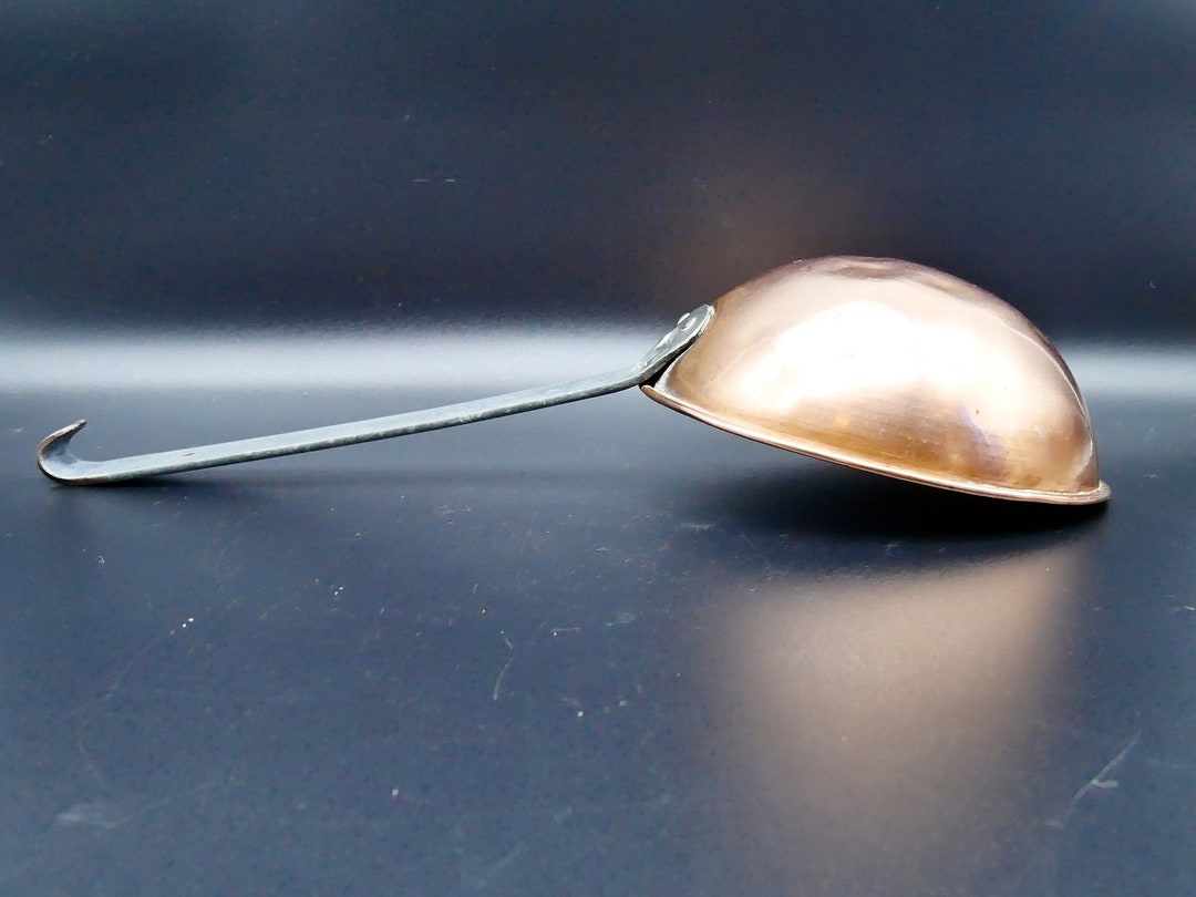 Vintage Rustic Copper Cooking Ladle Wall Decoration, Antique Copper Jam ...