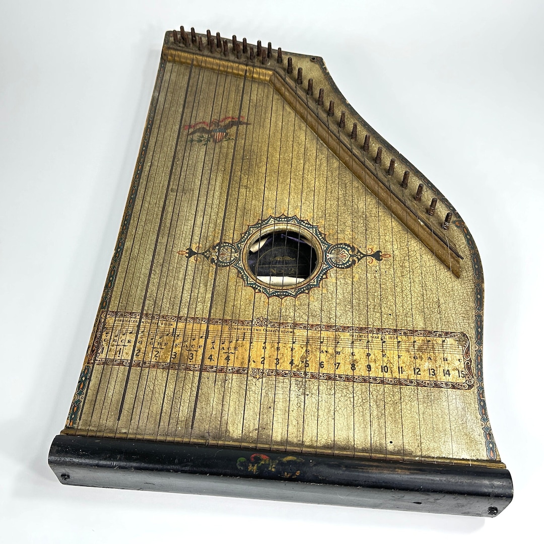 1894 Menzenhauer's No. 2 Guitar Zither Antique Menzenhauer & Schmidt ...