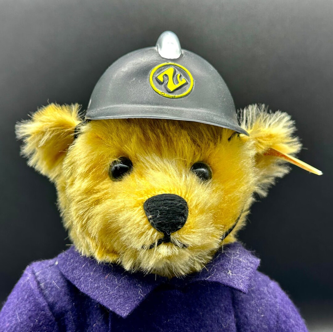 Vintage Steiff Bear – Limited Edition Fireman Bear 1996 Collectible ...