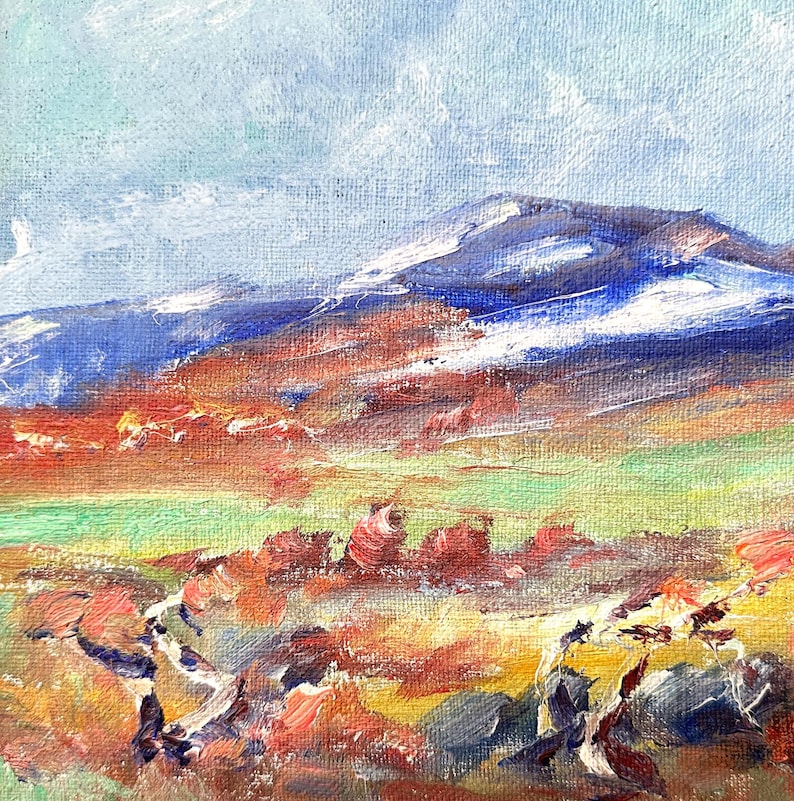 Scandinavian Mid-century Oil Painting – Swedish Landscape by Erik ...