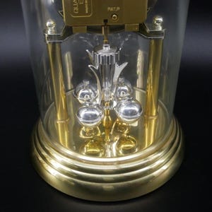 Vintage Haller Germany Anniversary Clock 1990s Quartz Dome Mantel Clock ...