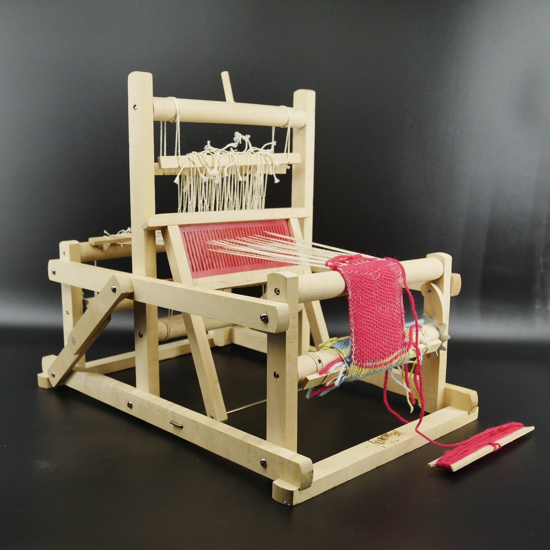 Vintage Wooden Tabletop Weaving Loom Leka Gemla Loom Made in Sweden ...