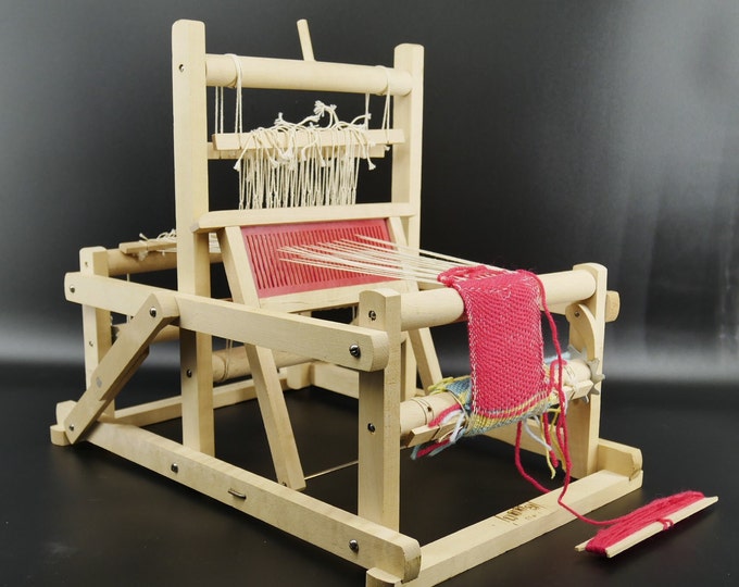 Vintage Wooden Tabletop Weaving Loom - Leka Gemla Loom - Made in Sweden ...