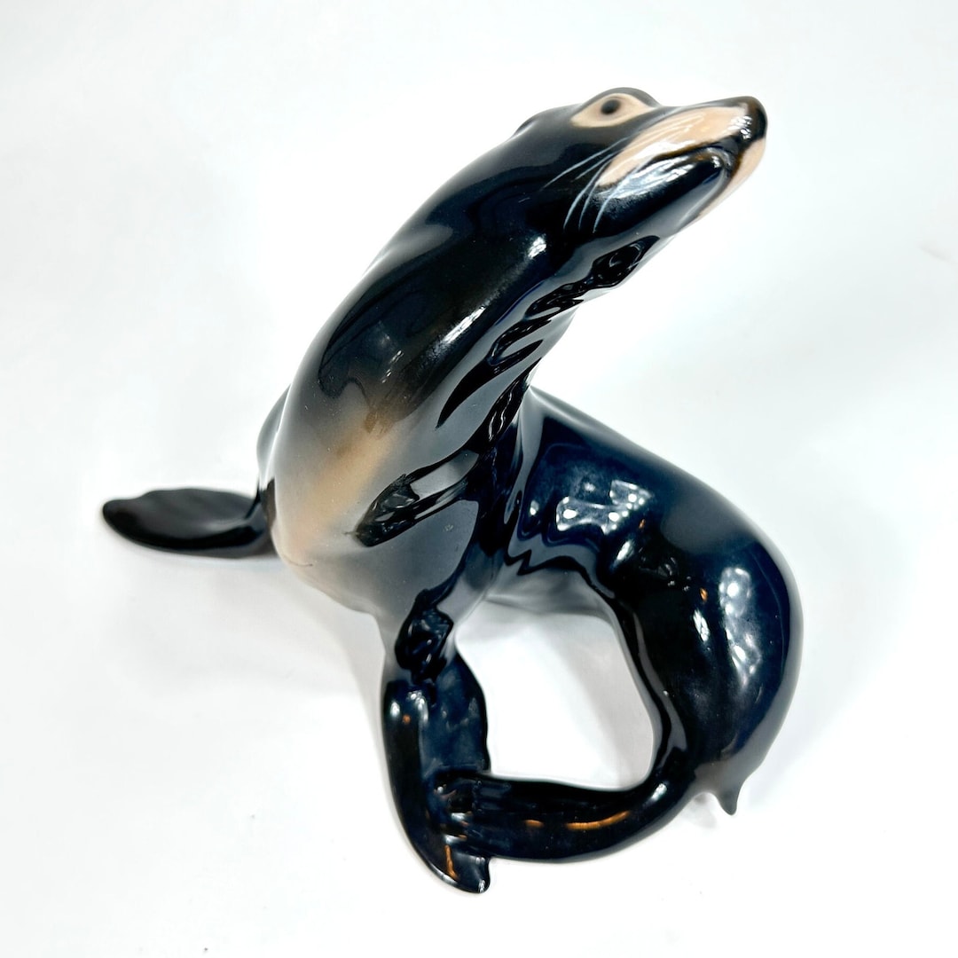 Vintage Bing & Grondahl Seal - Sea Lion Figurine #1733 - Danish Bone ...