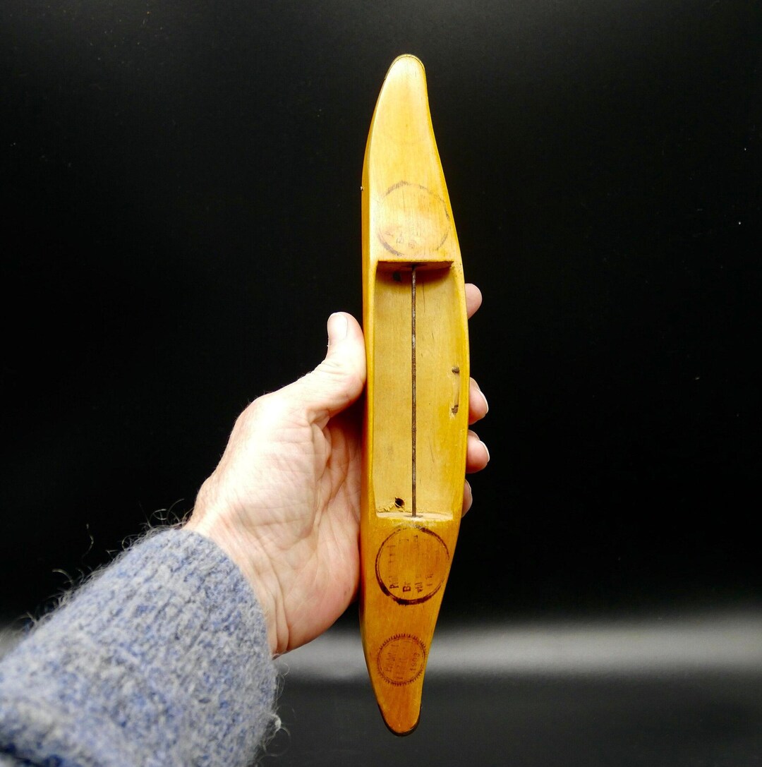 Vintage Wooden Swedish Loom Shuttle on Rollers, Old Shuttle, Vintage ...