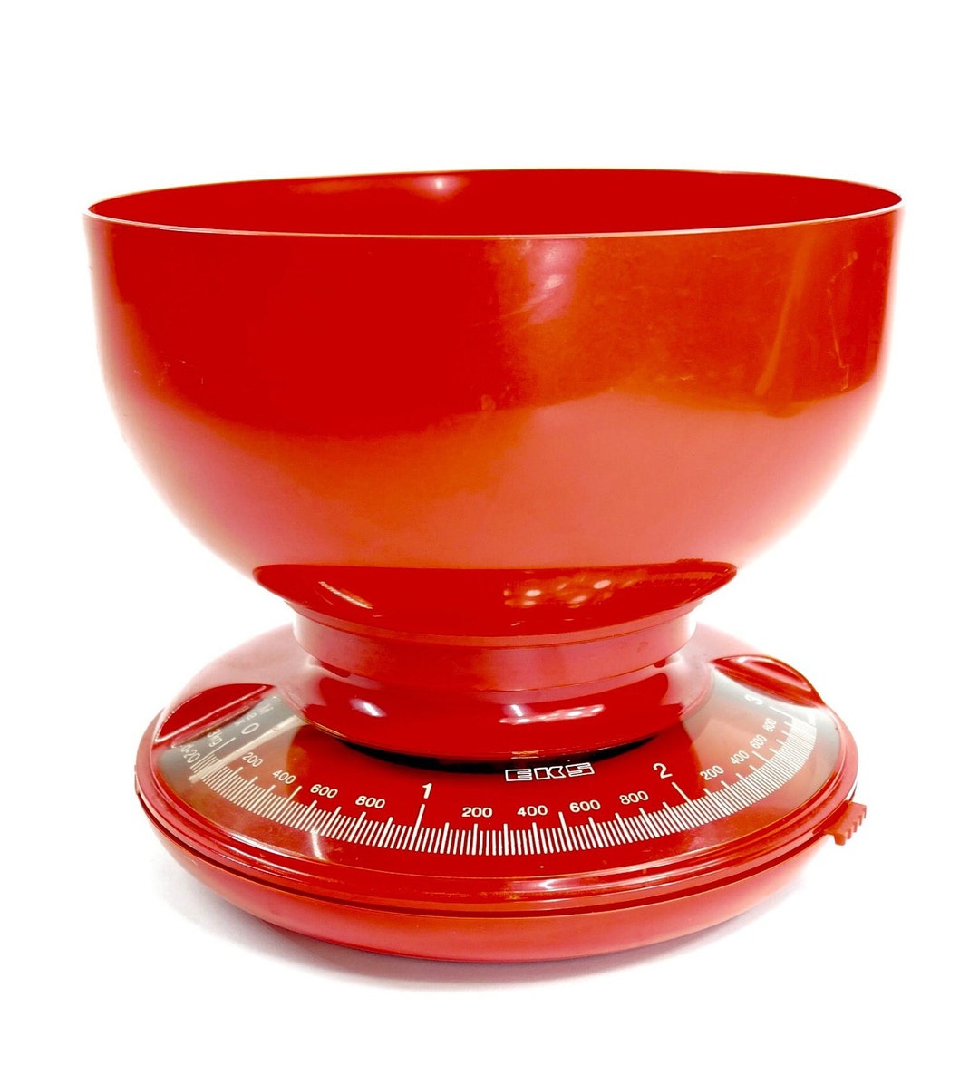 Vintage Red Retro EKS Kitchen Scale - 1970s Retro Scales - Etsy