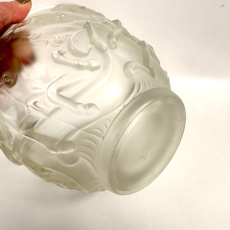 1930s Barolac ‘horses of Poseidon’ Vintage Glass Bowl – Josef Inwald ...