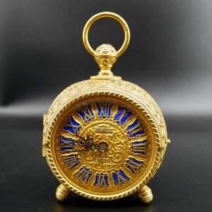 Vintage Du Chateau West Germany Alarm Desk Clock 8 Days, 7 Jewels ...