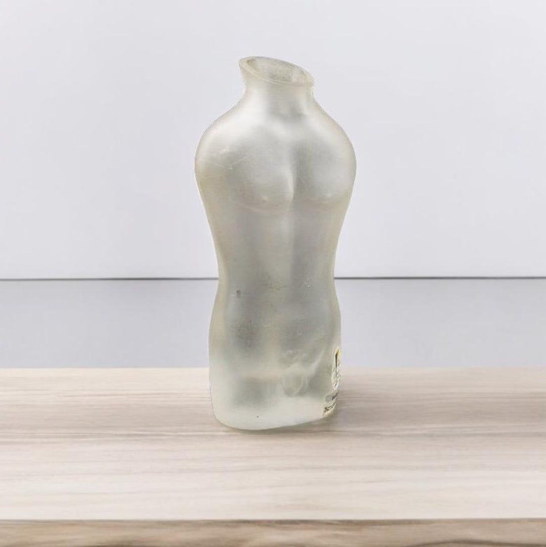On Hold*** Sea Glasbruk Male Torso Glass Figurine Vase - Renate Stock ...