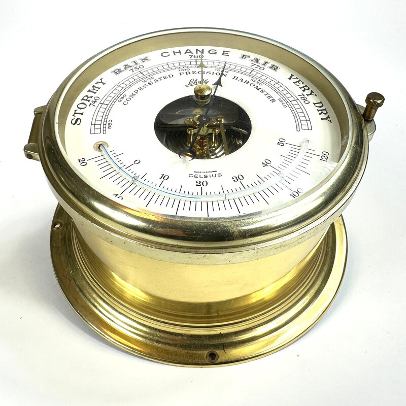 Brass Barometer German - Etsy UK