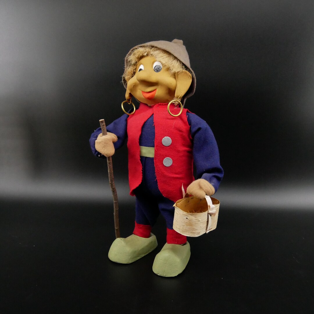 Large Troll Doll Rare Mid Century Scandinavian Handmade Troblin ...