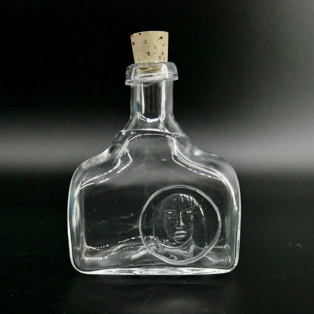 Vintage Erik Höglund Glass Bottle – Scandinavian Mid-century Modern Art ...