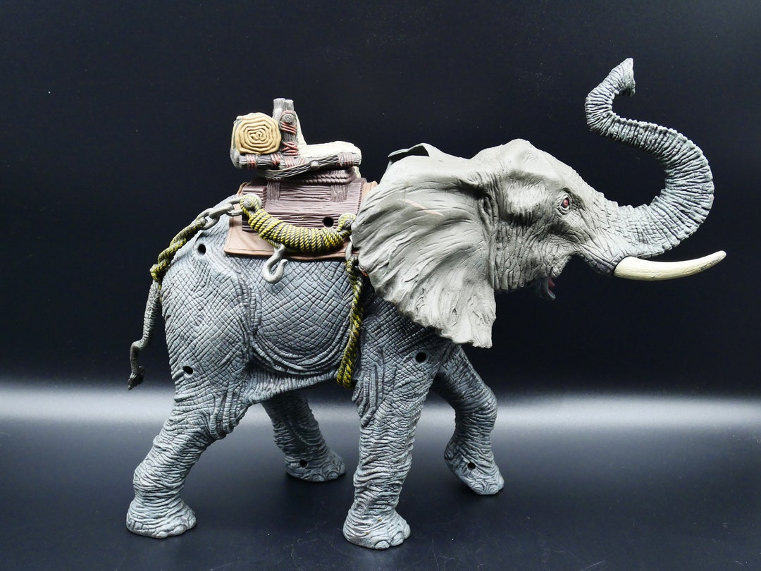 Vintage Toy Elephant Action Figure - Chap Mei Large Jungle Adventure ...