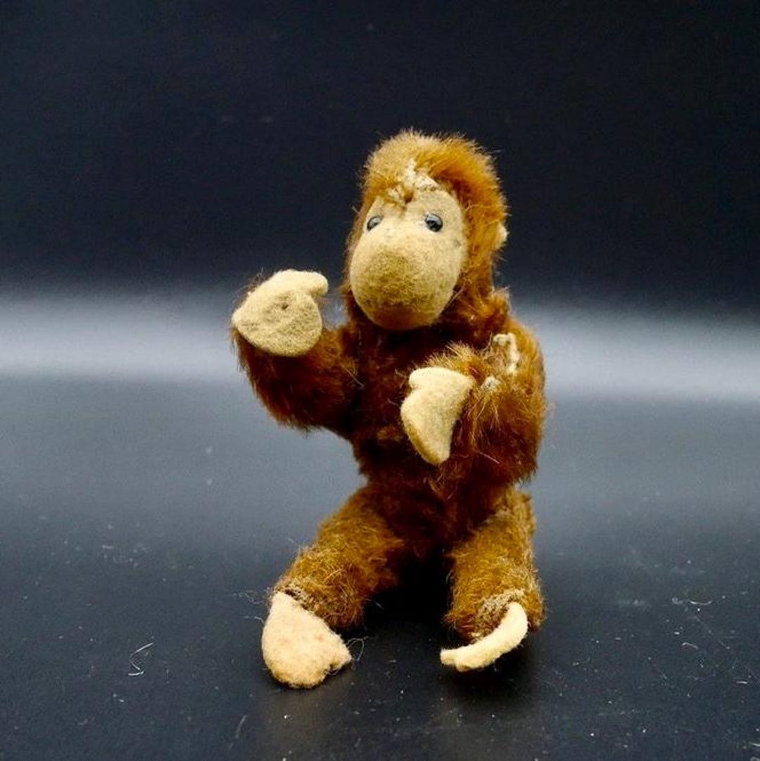 Steiff Jocko Monkey - Vintage 1950s Mohair Ape - Etsy