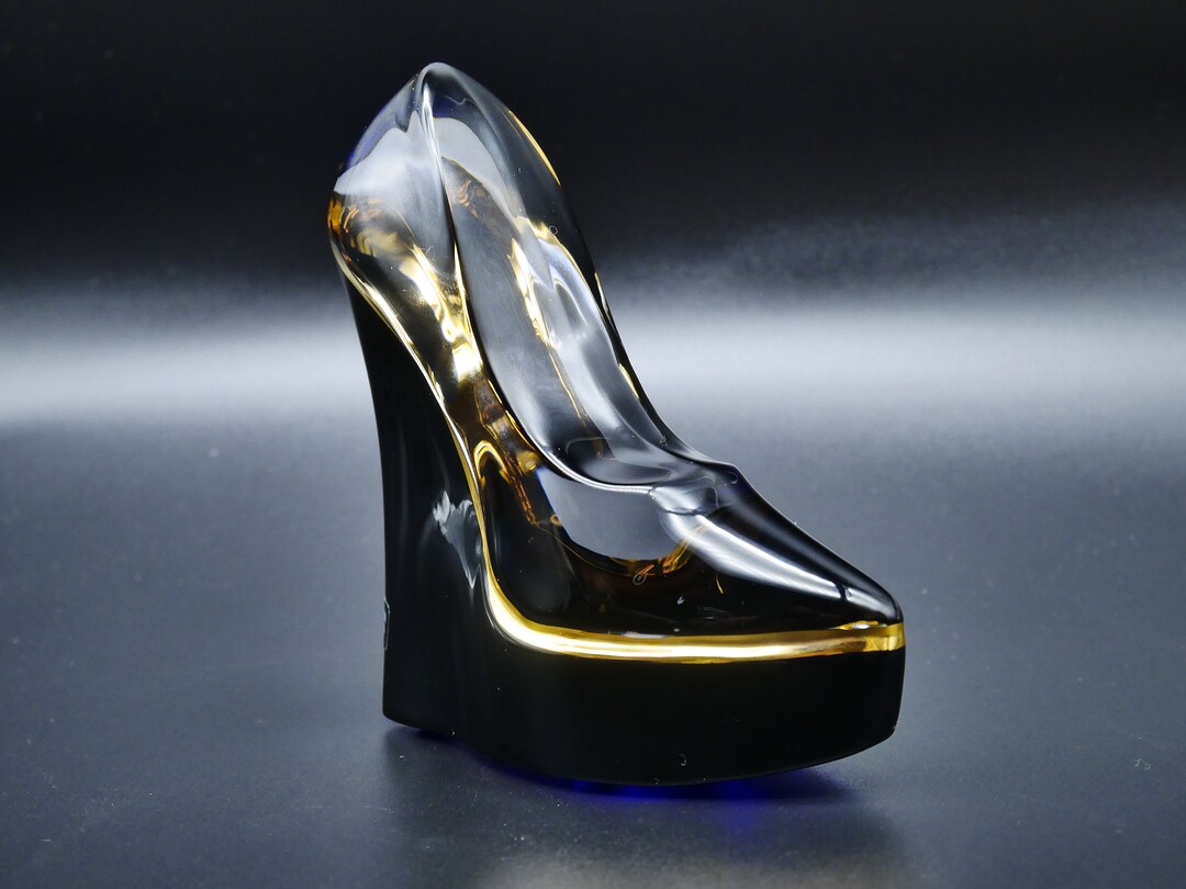 ON HOLD Kosta Boda Mini Glass Sculpture Stiletto Shoe by - Etsy