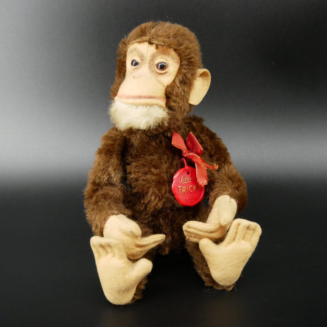 Rare Vintage Schuco Yes/no Monkey 1950s Tricky Patent Toy, German ...