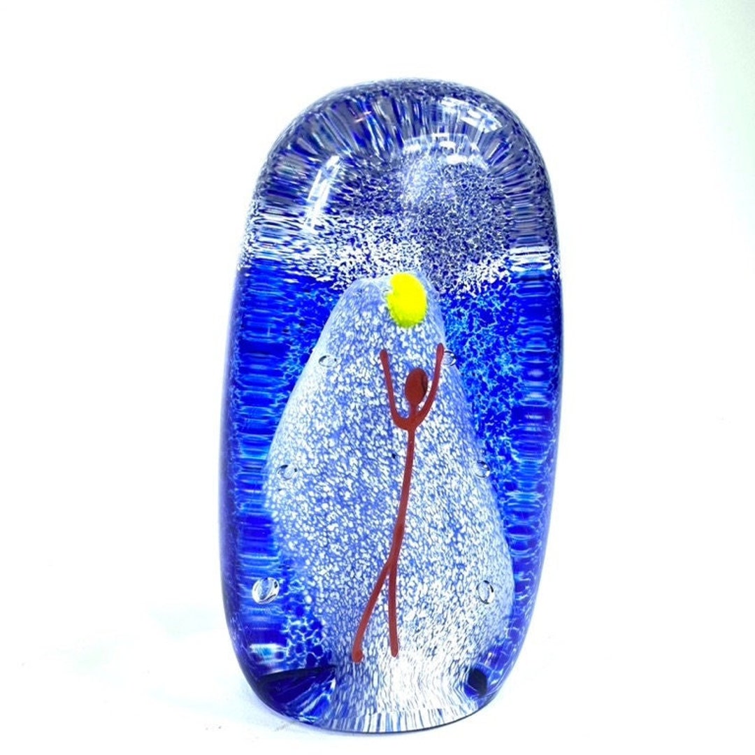 Rare Gullaskruf Glass Sculpture Paperweight by Carlos R Pebaqua 1998 ...