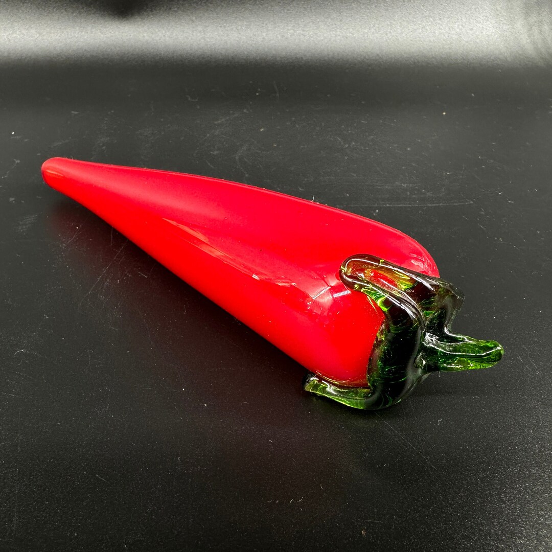 Vintage Kosta Boda Art Glass Chilli Pepper Sculpture: Swedish Mid ...