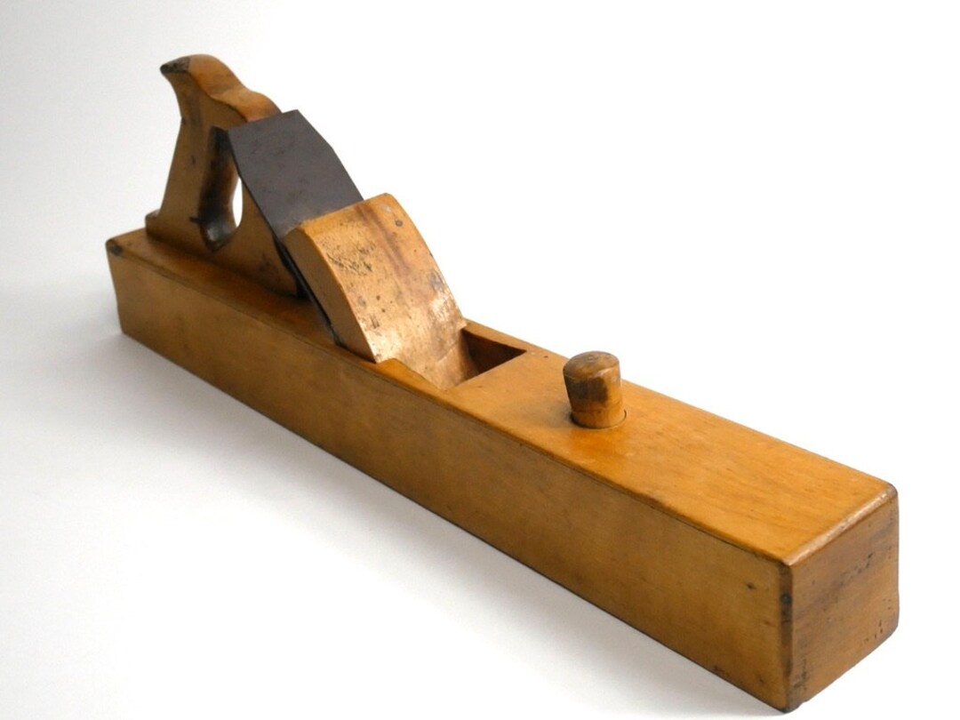 Solid Wood Vintage Antique Rustic Swedish Large Planer Handmade ...