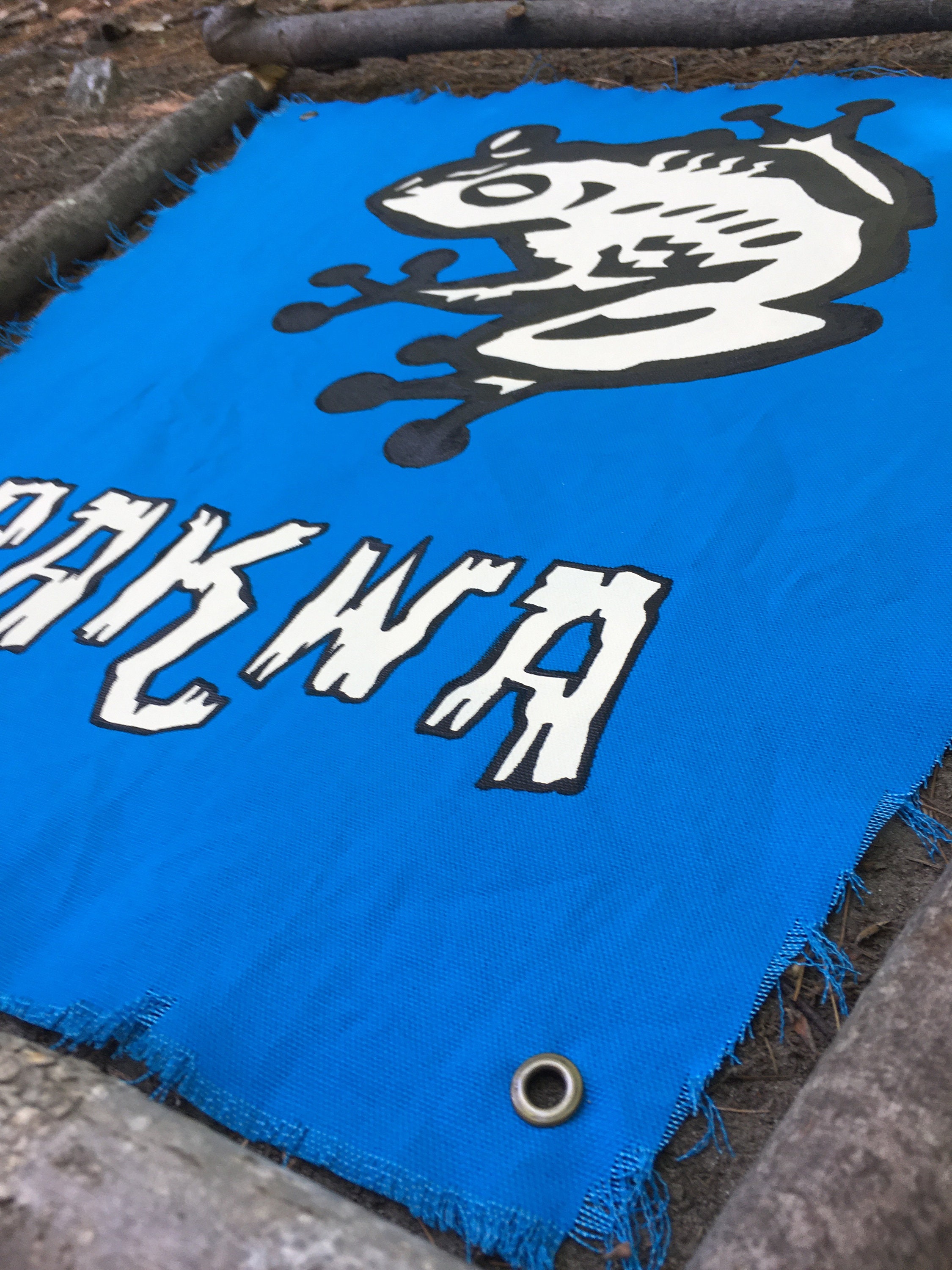 PAKWA Blue Canvas Tribe Flag réplica 2021 Survival Challenge - Etsy España