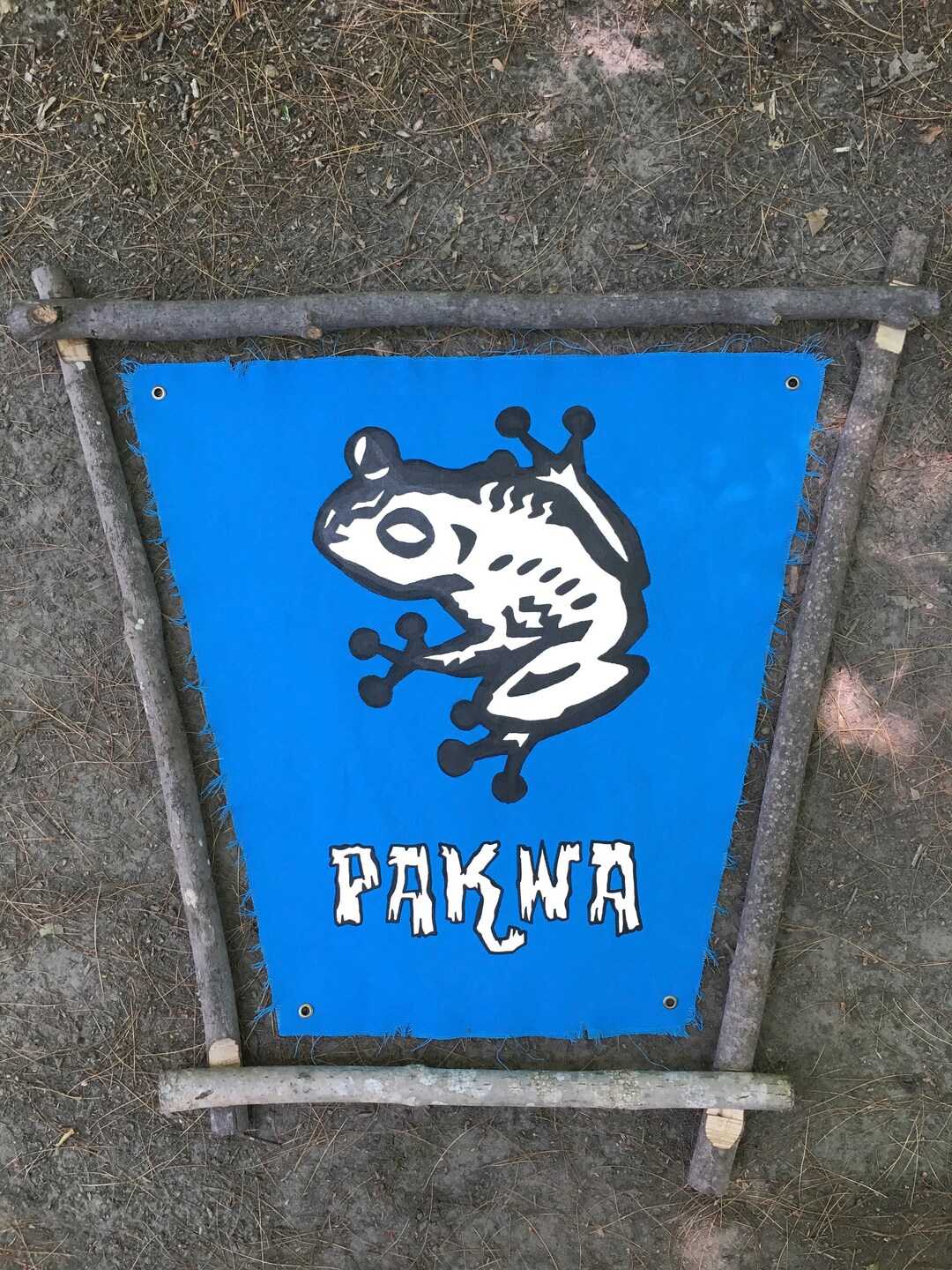 PAKWA Blue Canvas Tribe Flag Replica 2021 Survival Challenge Illinois ...