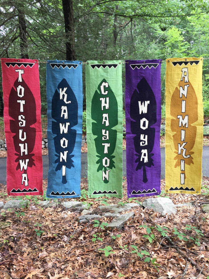 Canvas Tribe Banner Flag Replica 2023 Survival Challenge Illinois Team ...