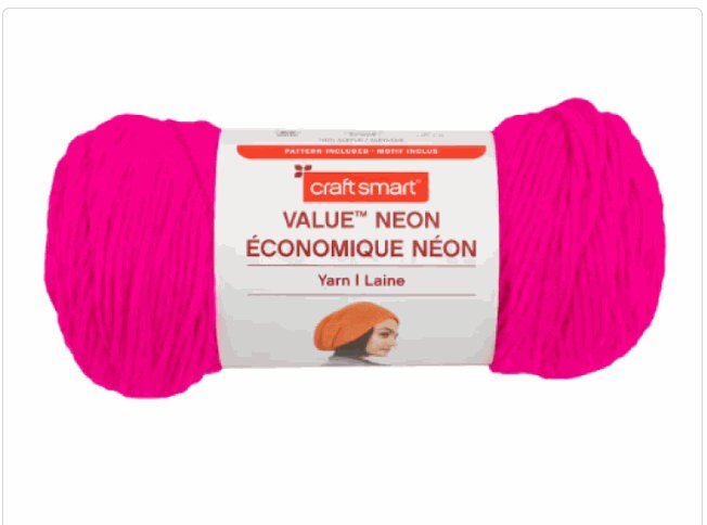 Soft Classic™ Neon Yarn by Loops & Threads® or Neon Yarn by Craft Smart ...