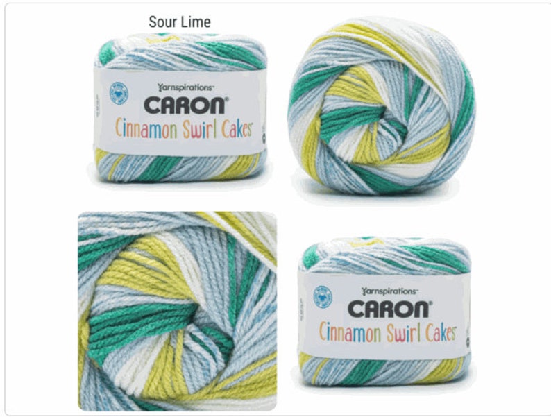 Caron Cinnamon Swirl Cakes Knitting Yarn Limited Edition Many Colorways ...