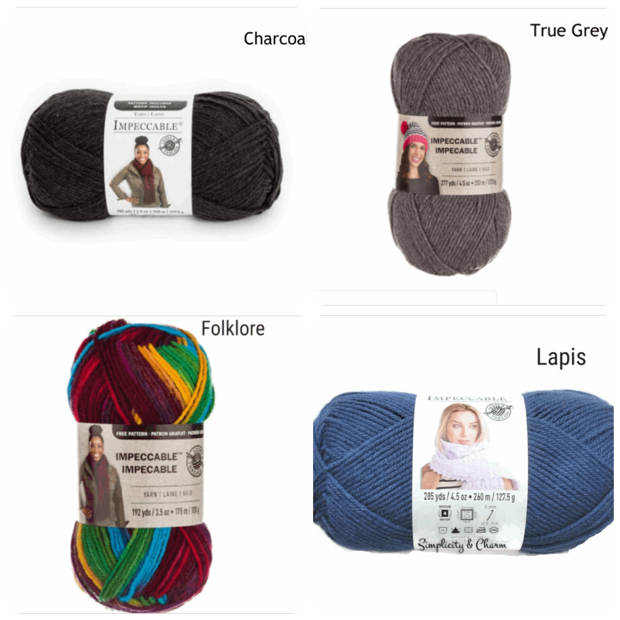 Impeccable™ Yarn, Loops & Threads®, Solid Many Colors to Choose From - Etsy