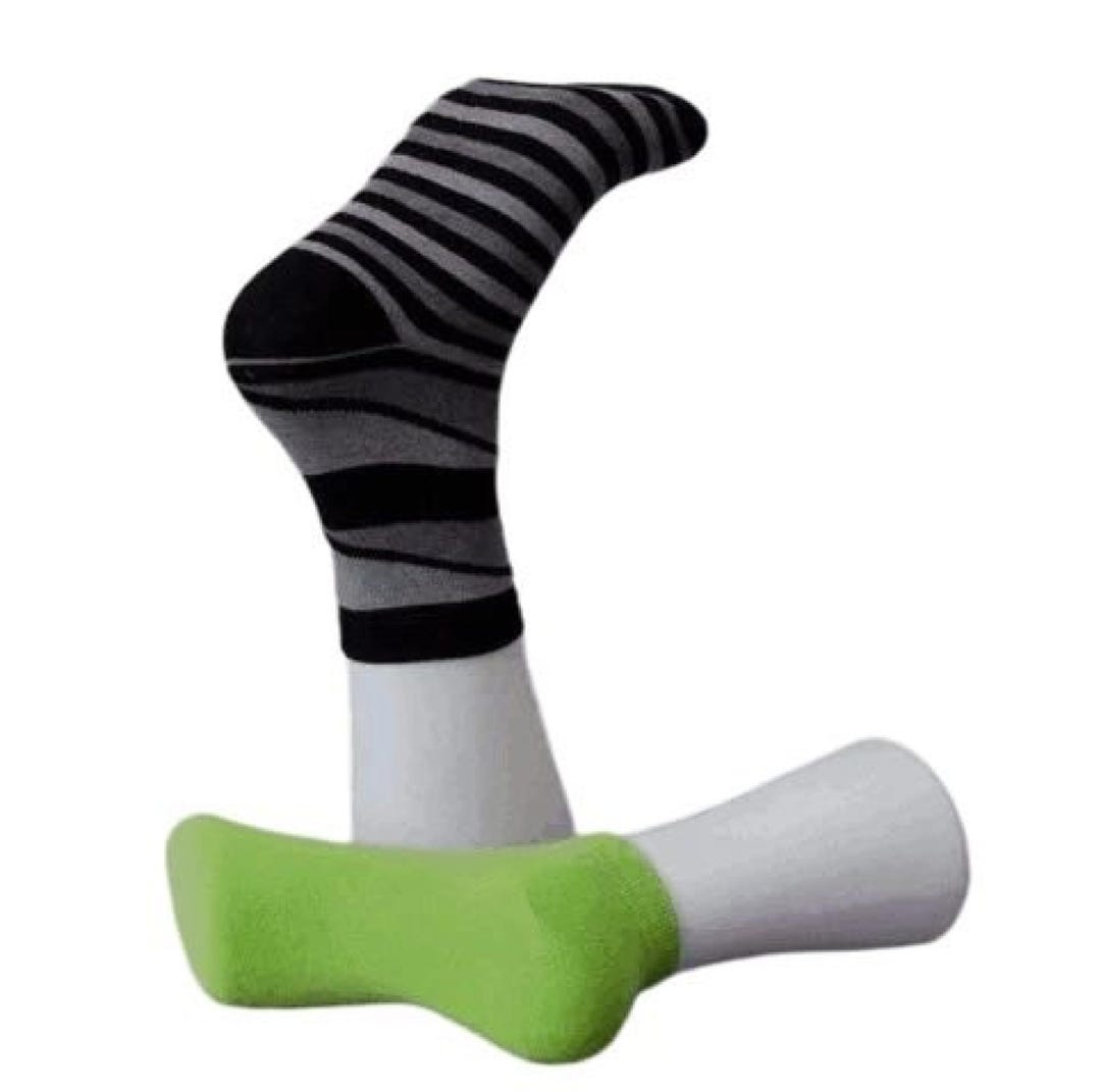 Feet Foot Leg Female or Male Sock Display Mannequin Plastic Mold ...