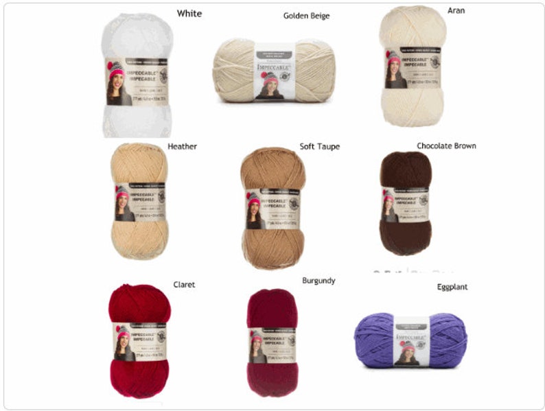 Impeccable™ Yarn, Loops & Threads®, Solid Many Colors to Choose From - Etsy