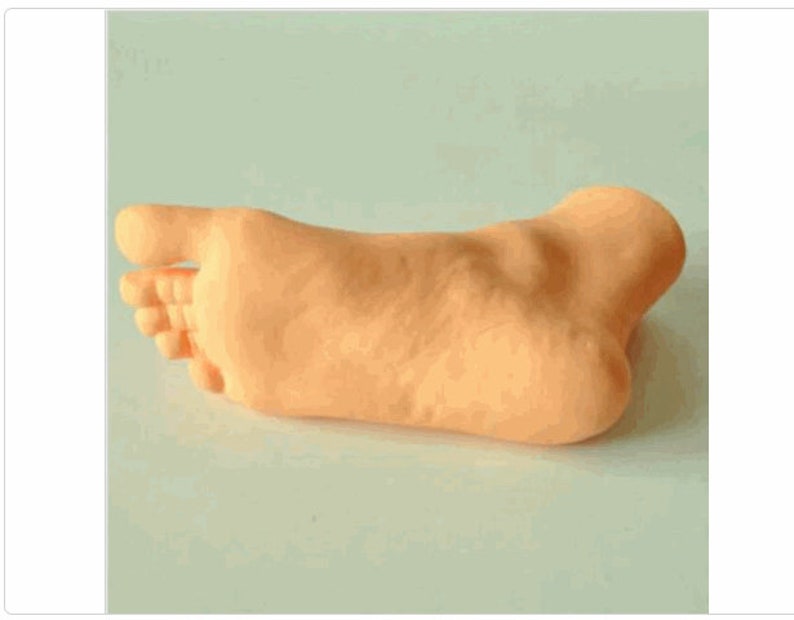 Lifelike Foot Display Plastic Form - Sandals Shoes Slippers Barefoot ...