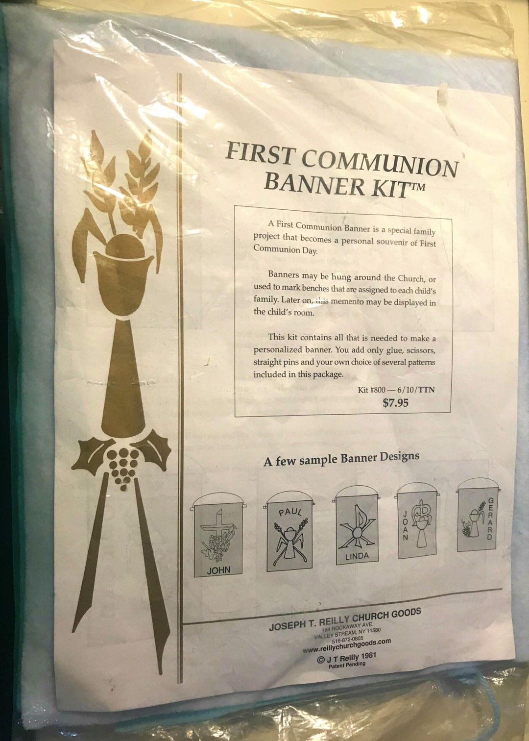 First Communion Banner Kit Faith Matters - Etsy