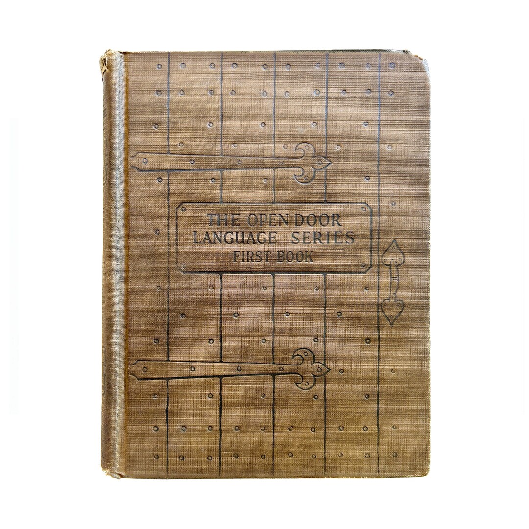 Antique School Book 1928 the Open Door Illustrated - Etsy