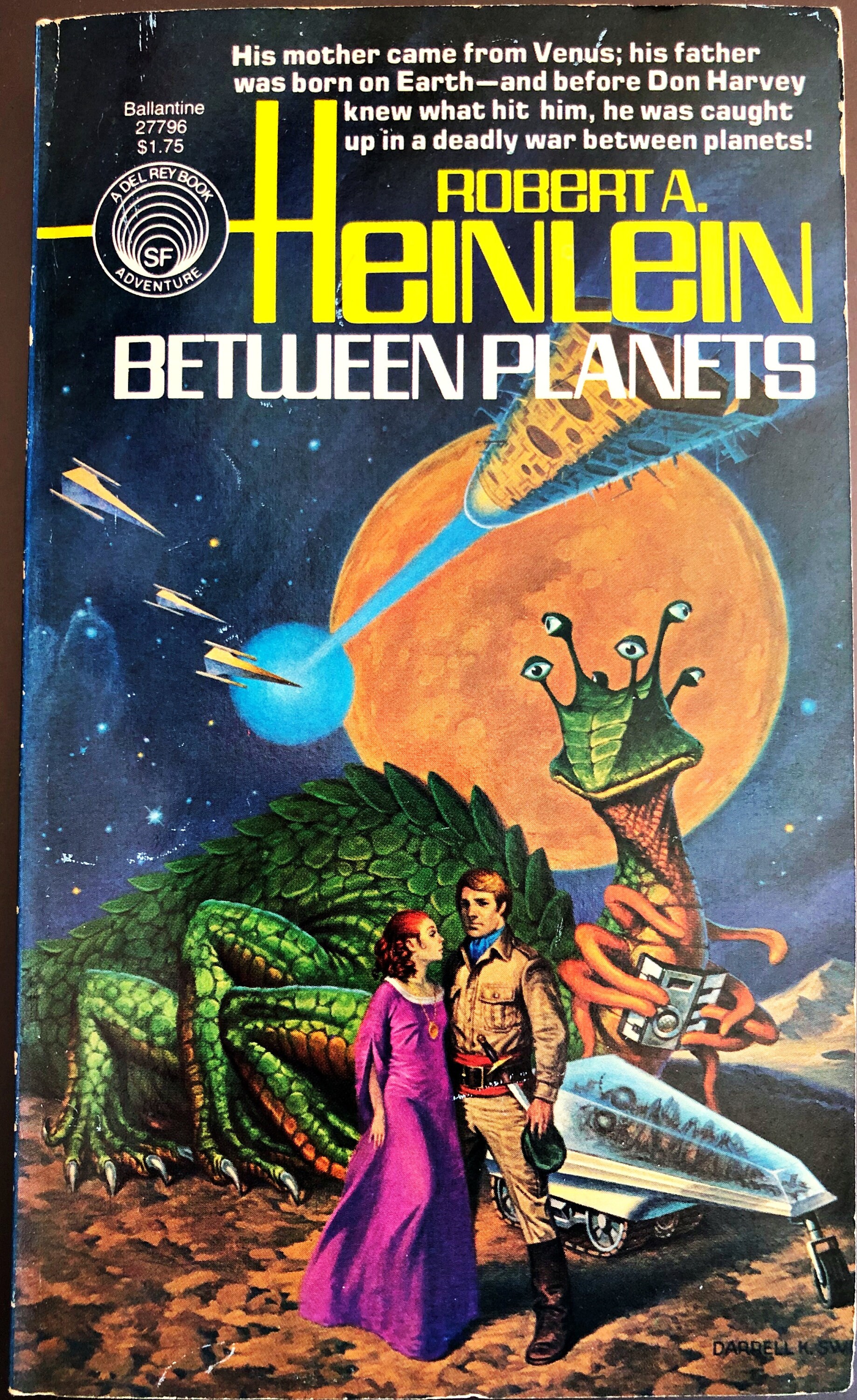 Robert A Heinlein's Between Planets 1978 Vintage Sci-fi - Etsy