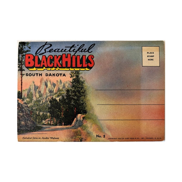 Postcard Folder - Etsy