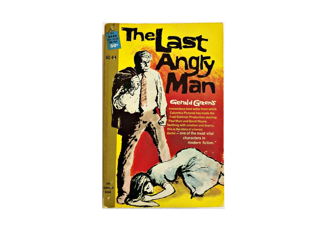 The Last Angry Man by Gerald Green 1959 Third Printing - Etsy